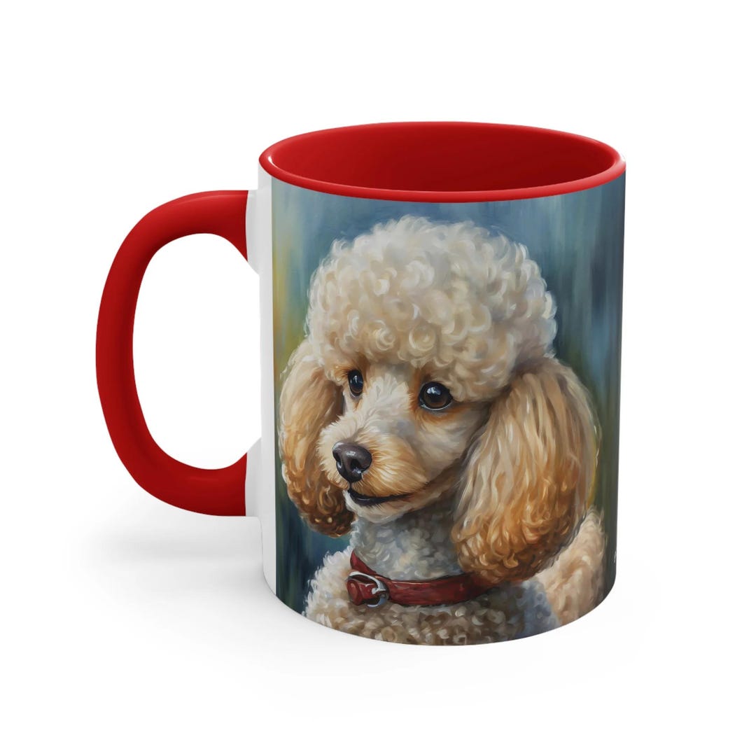 Standard Poodle #2 - 11oz Ceramic Accent Mug - Etsy