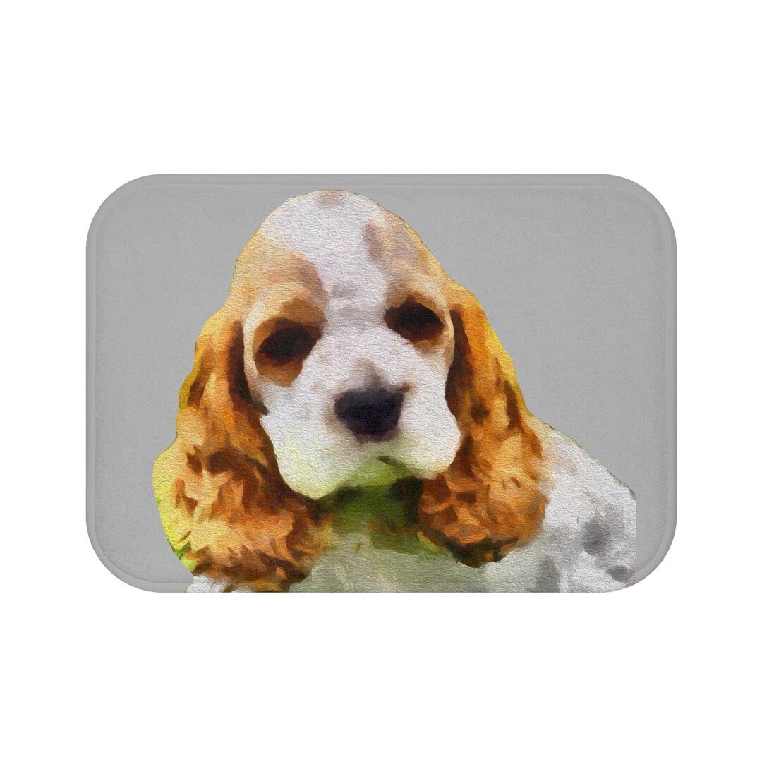 Cocker Spaniel 'hogan' Bathroom Rug Mat - Etsy