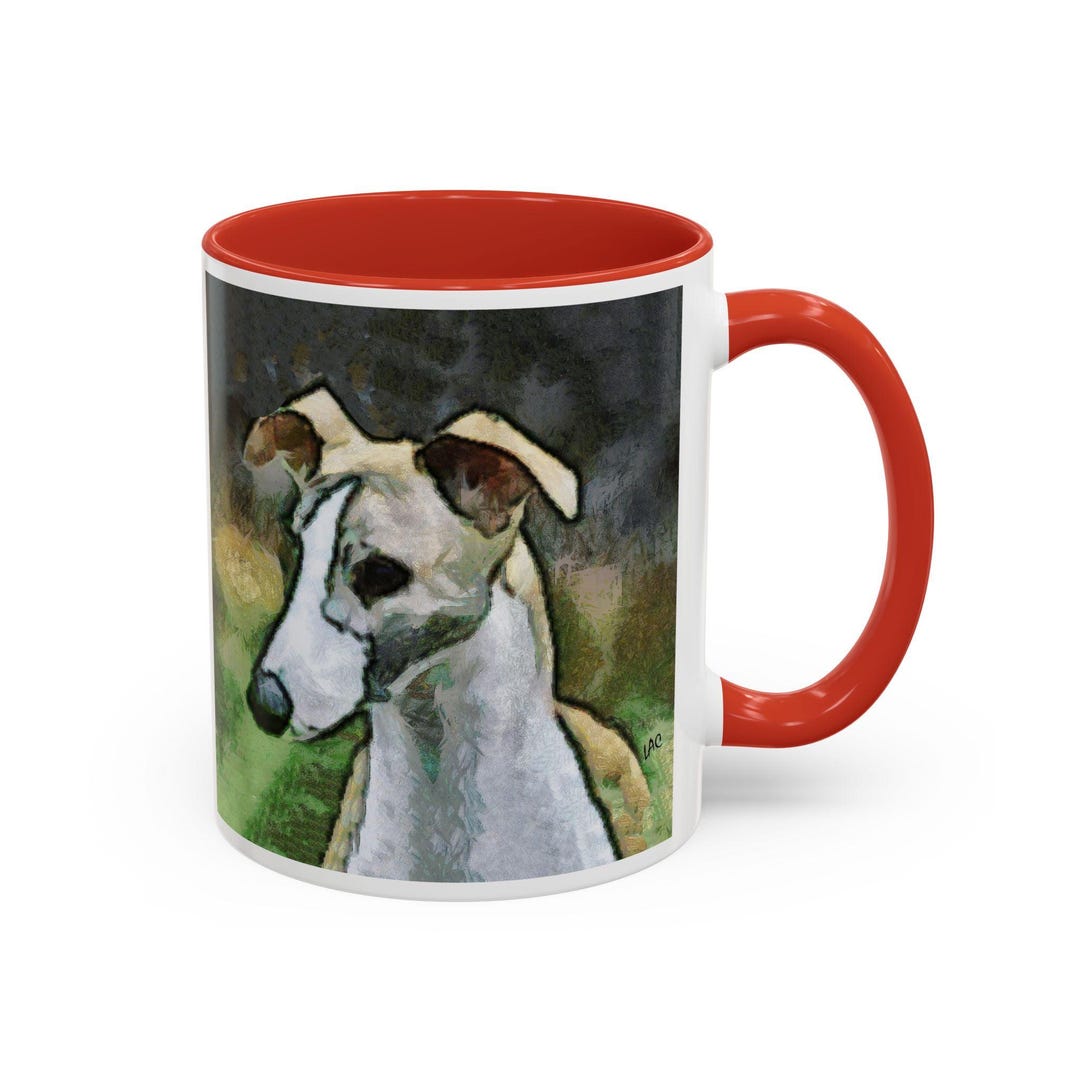 Whippet - Ceramic Accent Coffee Mug (11, 15oz) - Etsy