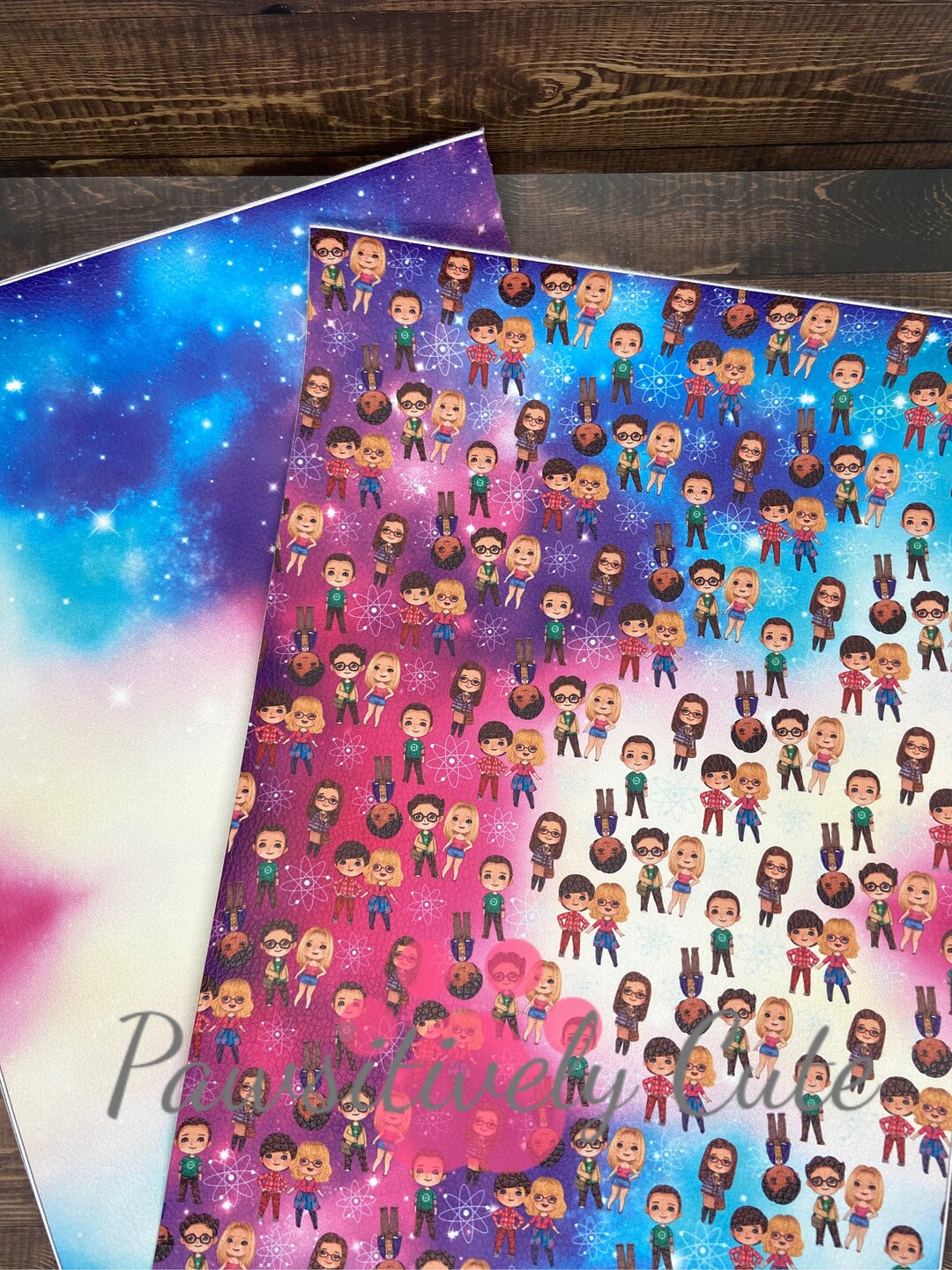 Science Nerds Faux Leather Sheet - Etsy