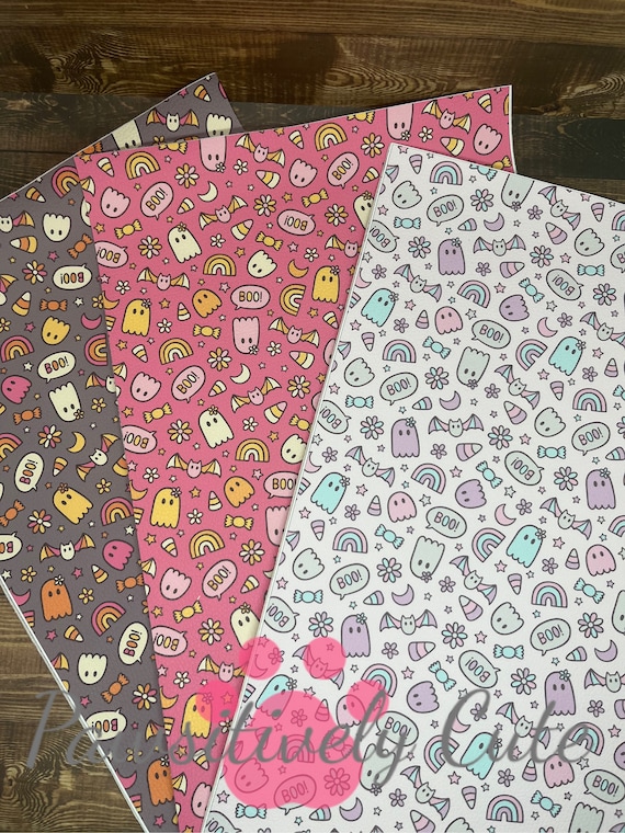 Spooky Halloween Faux Leather Sheets - Etsy