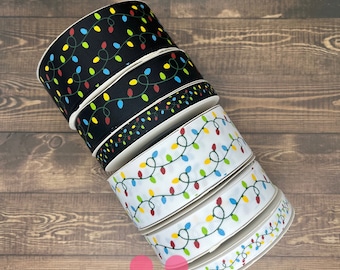 Christmas Ribbon Lights - Etsy