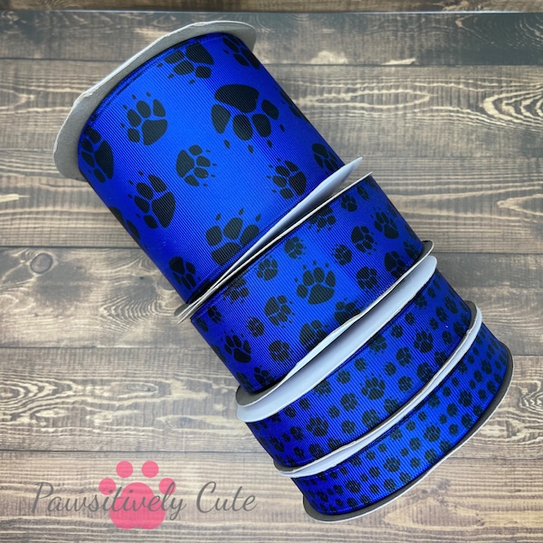 Paw Print Ribbon - Etsy