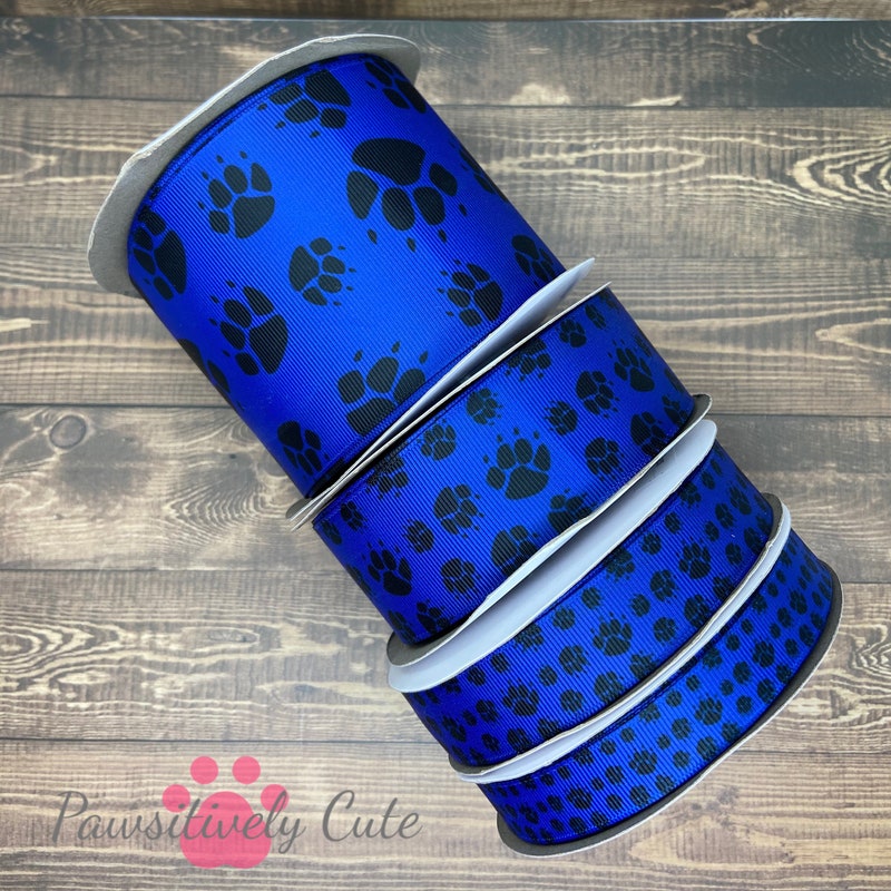 Paw Print Ribbon - Etsy