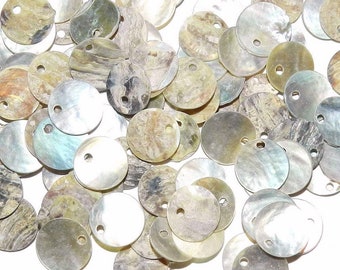 Flat Round Shell | Etsy