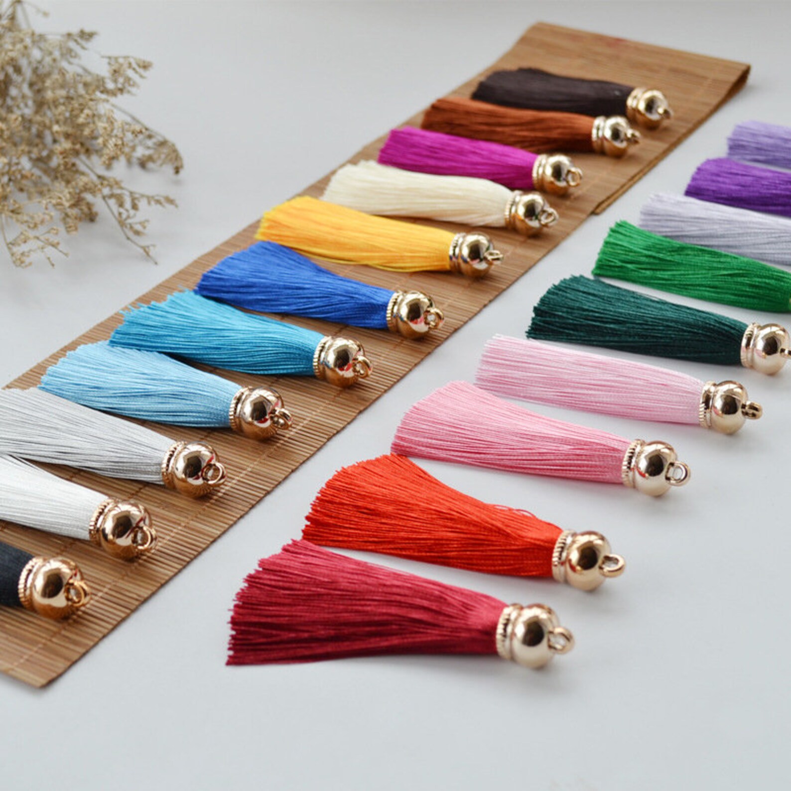 20pcs 8cm Multicolor Tassels Silky Tassels Crown Vertical | Etsy 20pcs 8cm Multicolor Tassels Silky Tassels Crown Vertical | Etsy