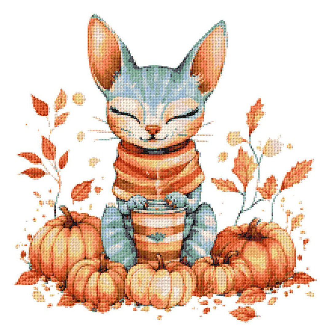 Sphynx Cat Cross Stitch Pattern Cat Lover Gift DIY Wall Decor Instant ...