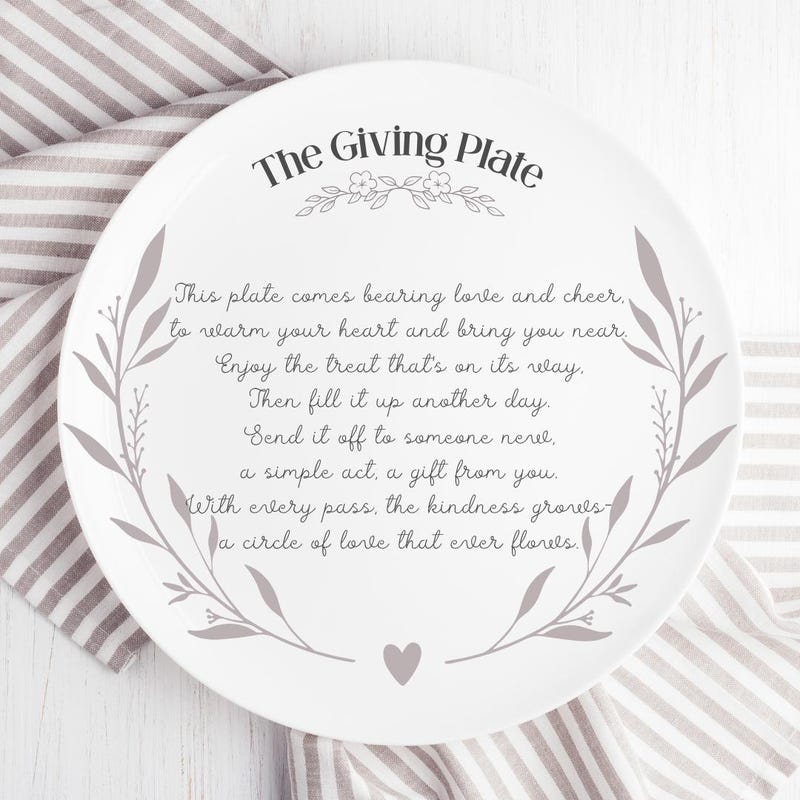 Giving Plate - Etsy