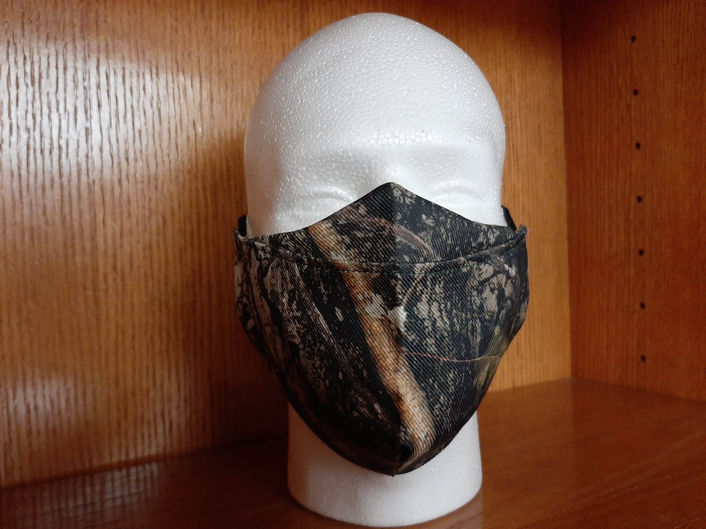 Camo Face Mask Camo Hunting Mask Double Layer Quilters - Etsy.de