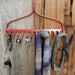 Upcycled Rake-old Red Rake Wine Glass Holder-jewelry Hanger-key Hanger ...