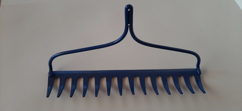 Upcycled Rake-old Red Rake Wine Glass Holder-jewelry Hanger-key Hanger ...