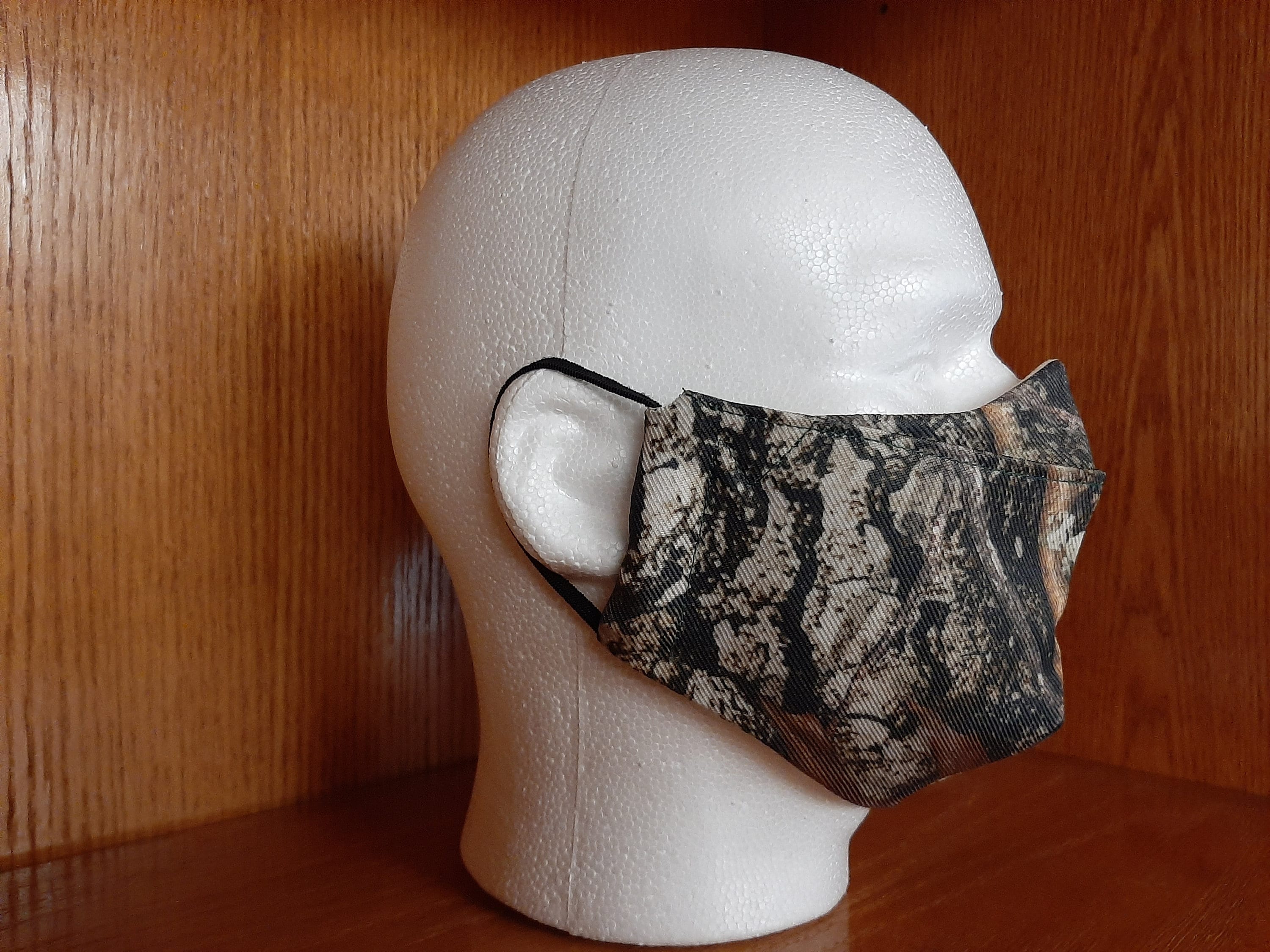 Camo Face Mask Camo Hunting Mask Double Layer Quilters | Etsy