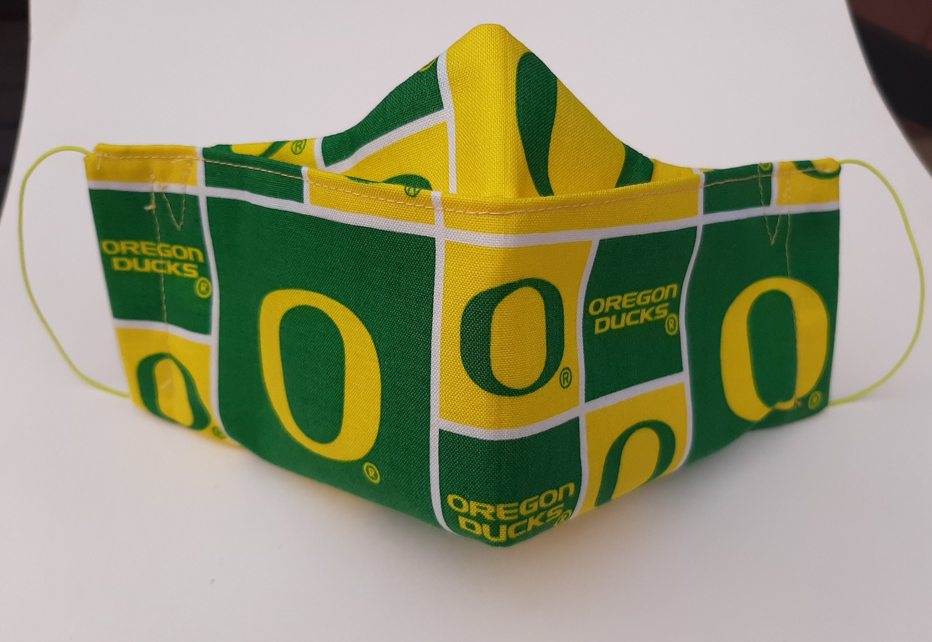 Oregon Ducks Face Mask Double Layer Quilters Cotton With Nose Cover ...