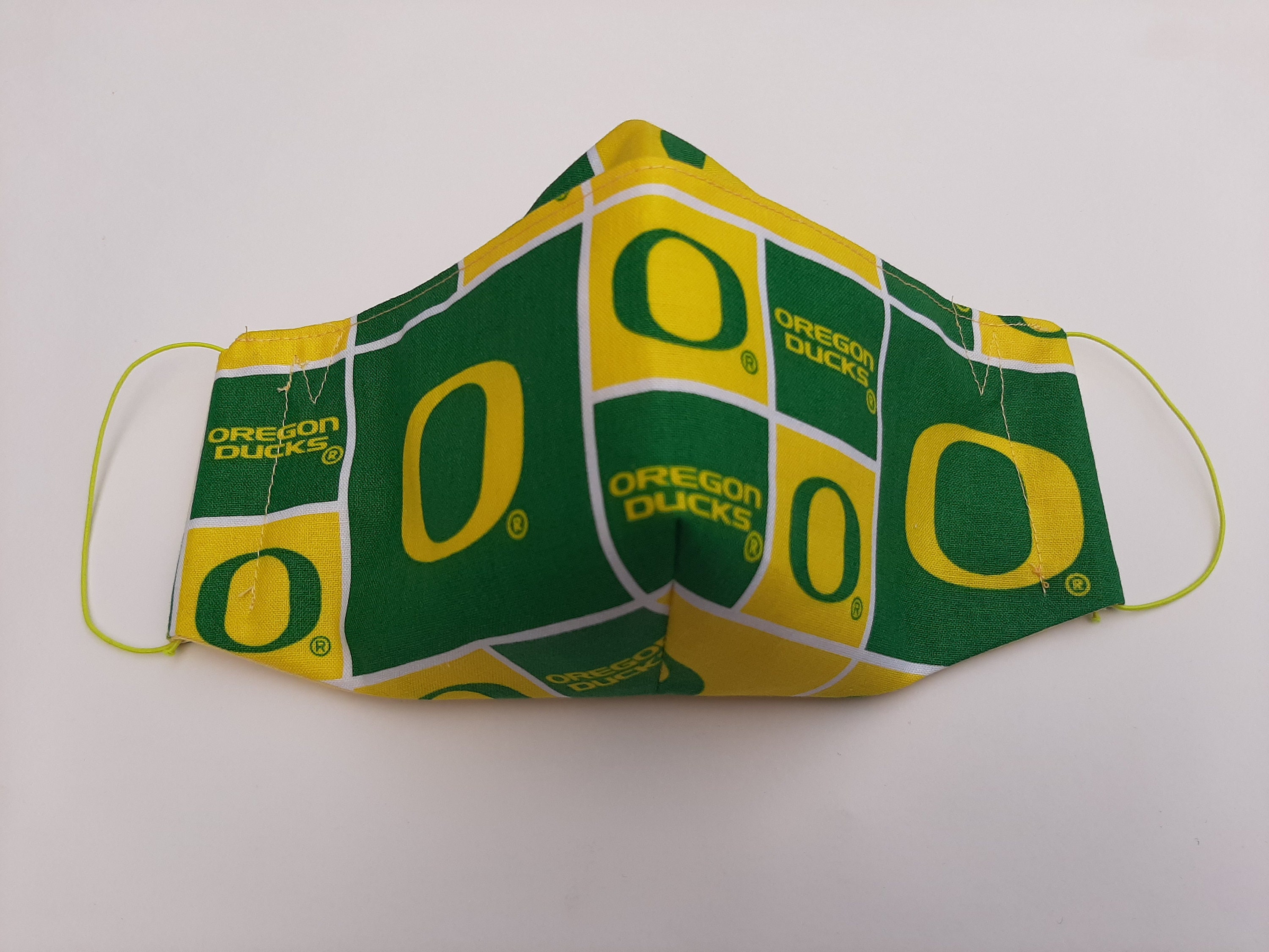 Oregon Ducks Face Mask Double Layer Quilters Cotton With Nose Cover ...