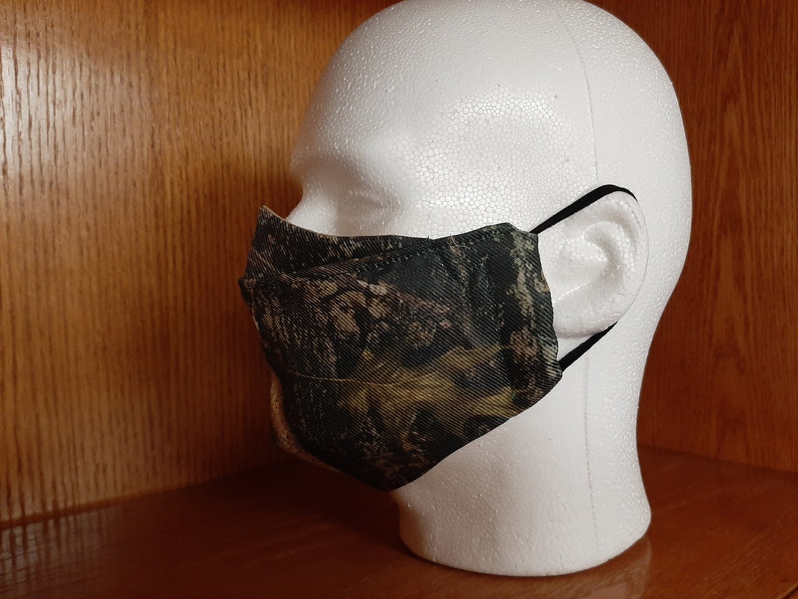 Camo Face Mask Camo Hunting Mask Double Layer Quilters - Etsy.de