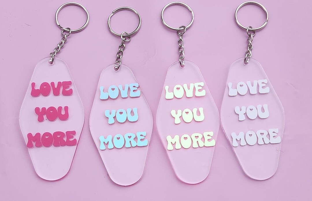 Valentine's Day Keychain Valentine's Day Motel Keychain Valentine's Day ...