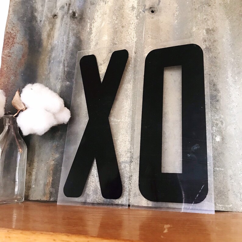 Large 9 Inch Vintage Sign Letters Pick Your Letters Black | Etsy