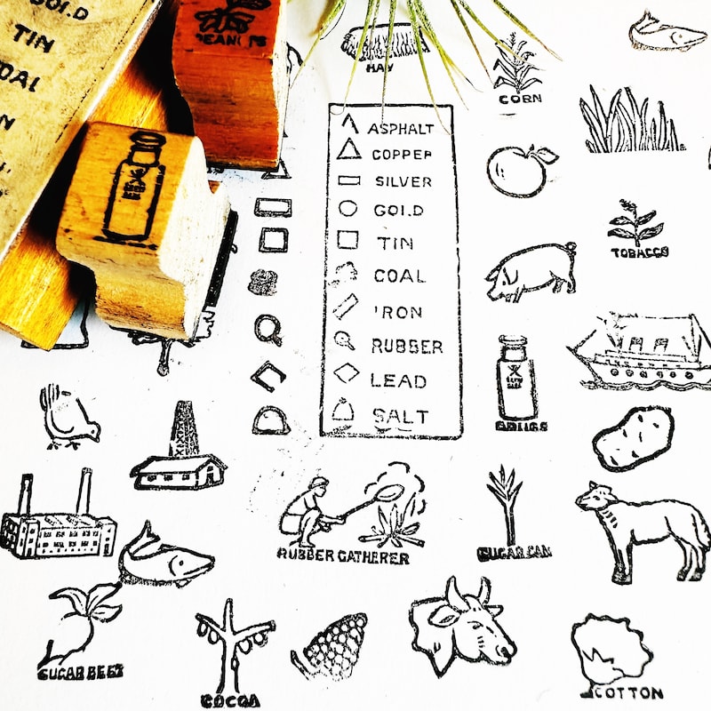 Plant Stamp - Etsy