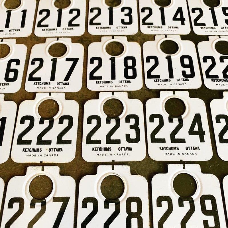 Metal Cow Tag - Etsy