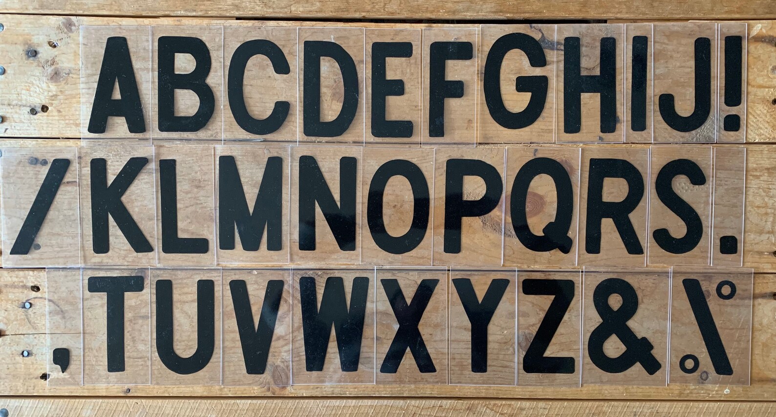 Medium 5 Inch Vintage Sign Letters Available by the Letter - Black ...