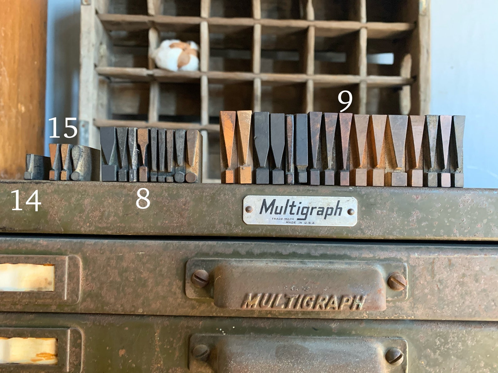 Choose Your Size Letterpress Exclamation Point Vintage | Etsy