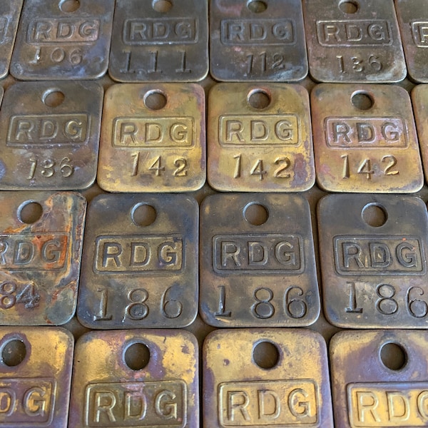 Railroad Tokens - Etsy