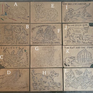 Vintage Paper Stencils From Germany for Farmhouse Decor, Embroidery ...