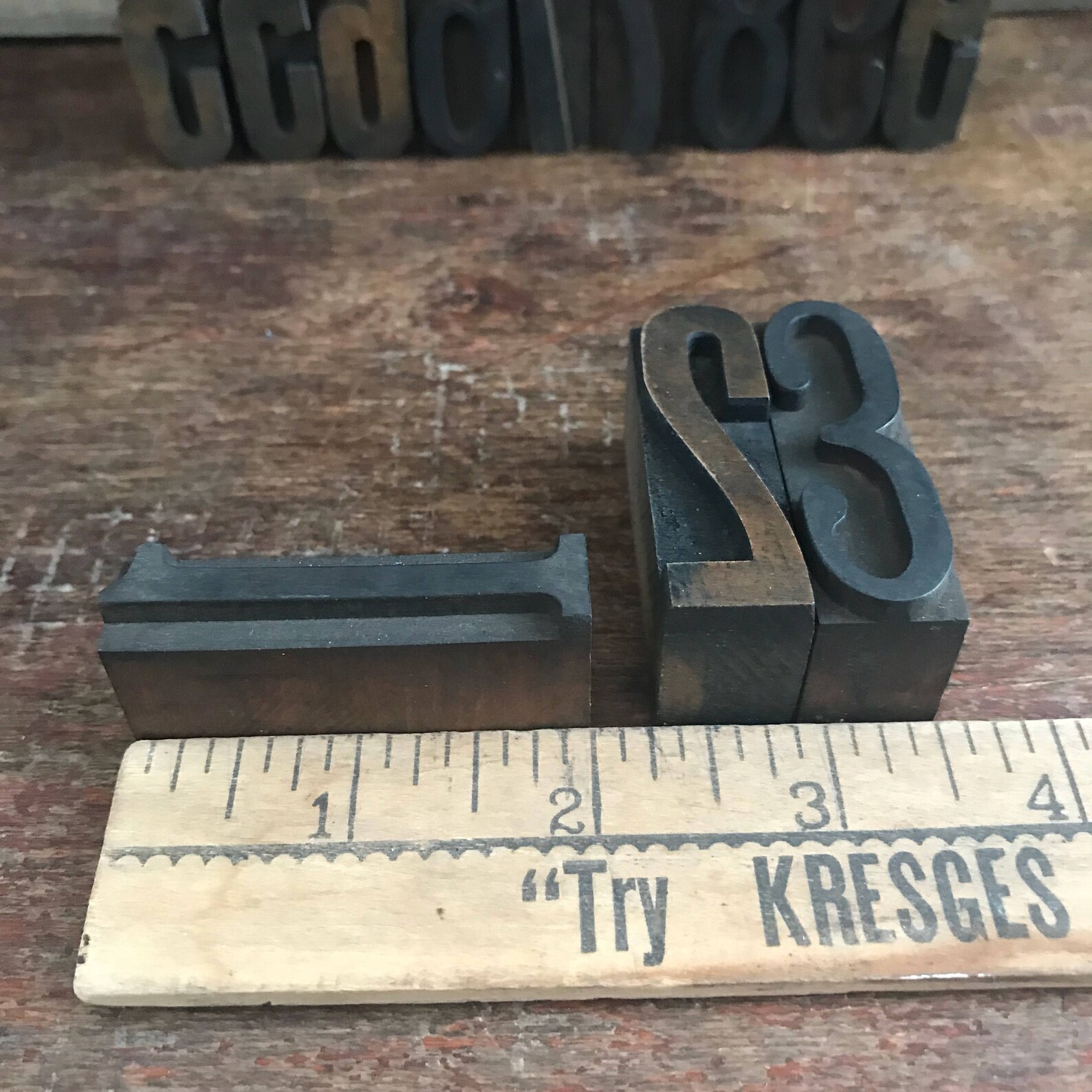 2" Sold by the Number Letterpress, Print Shop Gifts for Printers ...