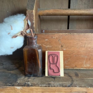 Vintage Bold Outline Water Tap Stamp, Faucet Wood Stamps, Water ...