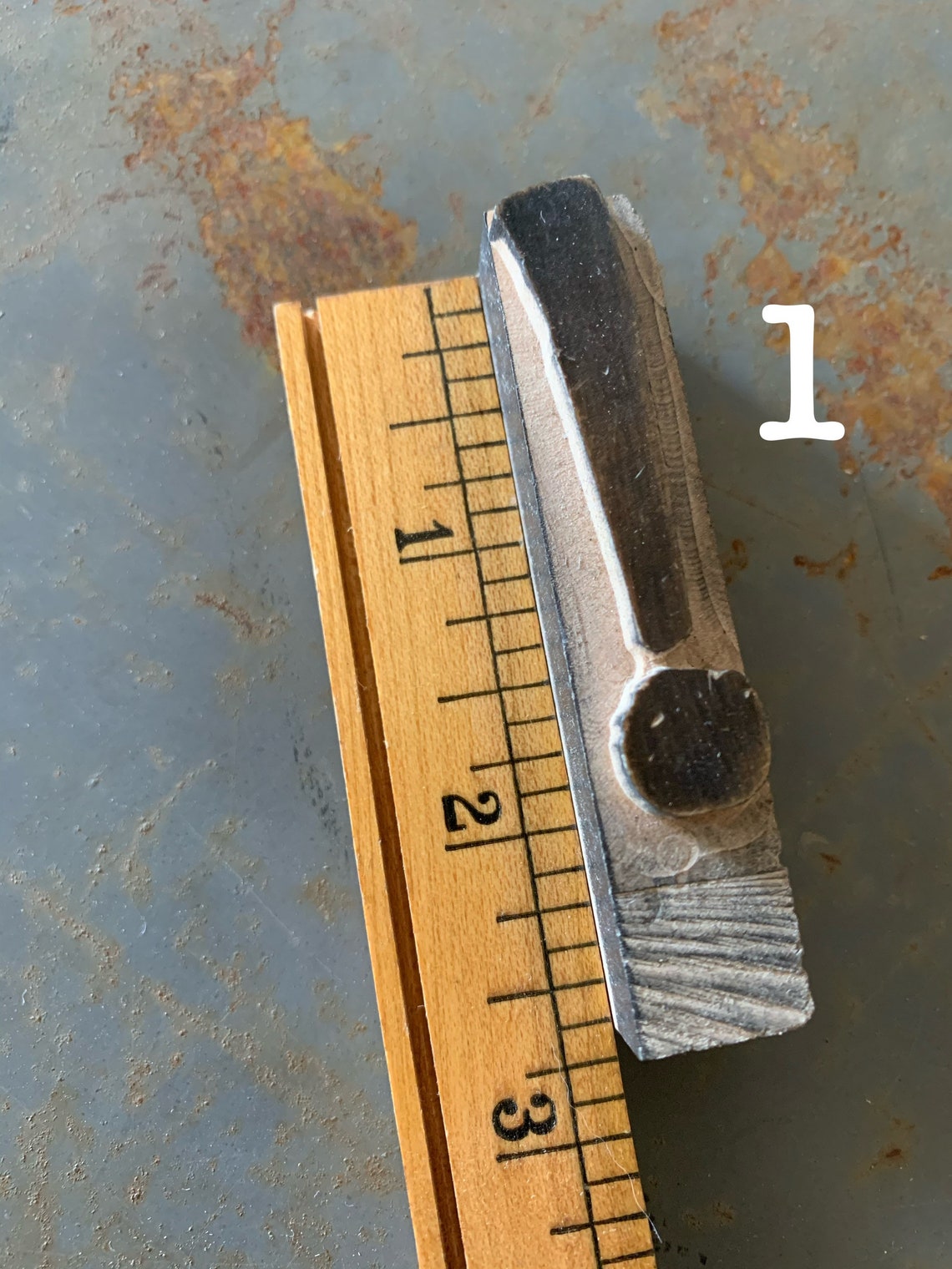 Choose Your Size Letterpress Exclamation Point Vintage | Etsy