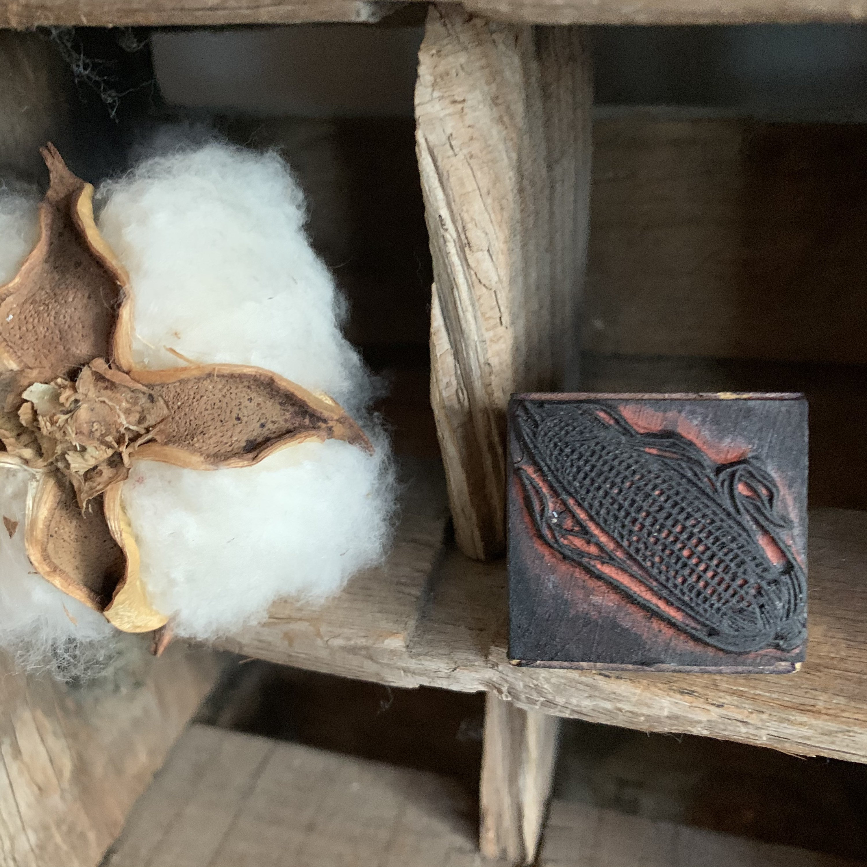 Vintage Rubber Corn Stamp Corn In Husk Corn On The Cob | Etsy