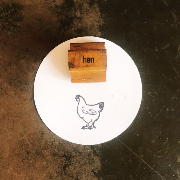 Hen Rubber Stamps - Etsy
