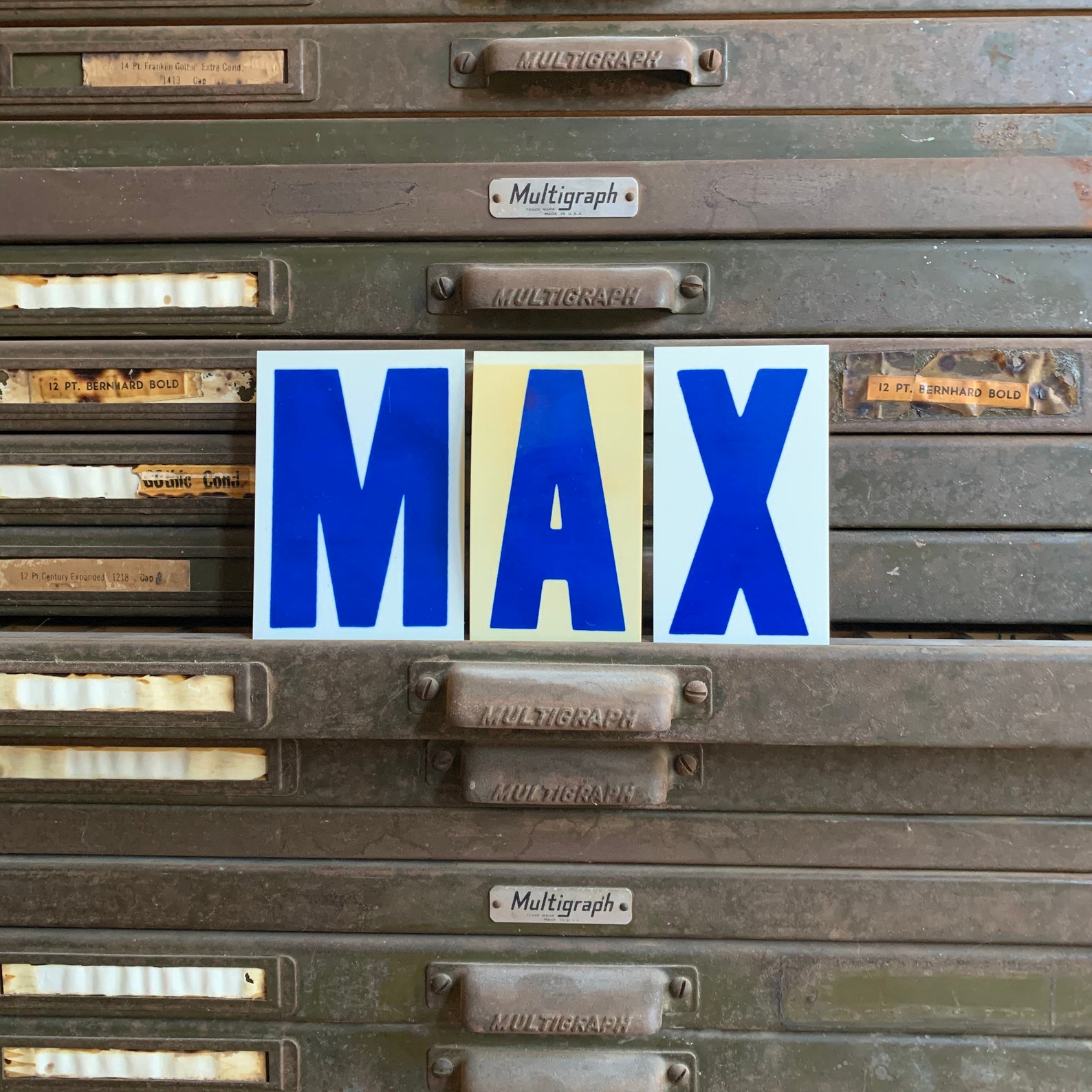 4 1/8 Inch Red & Blue Vintage Plastic Sign Letters for - Etsy