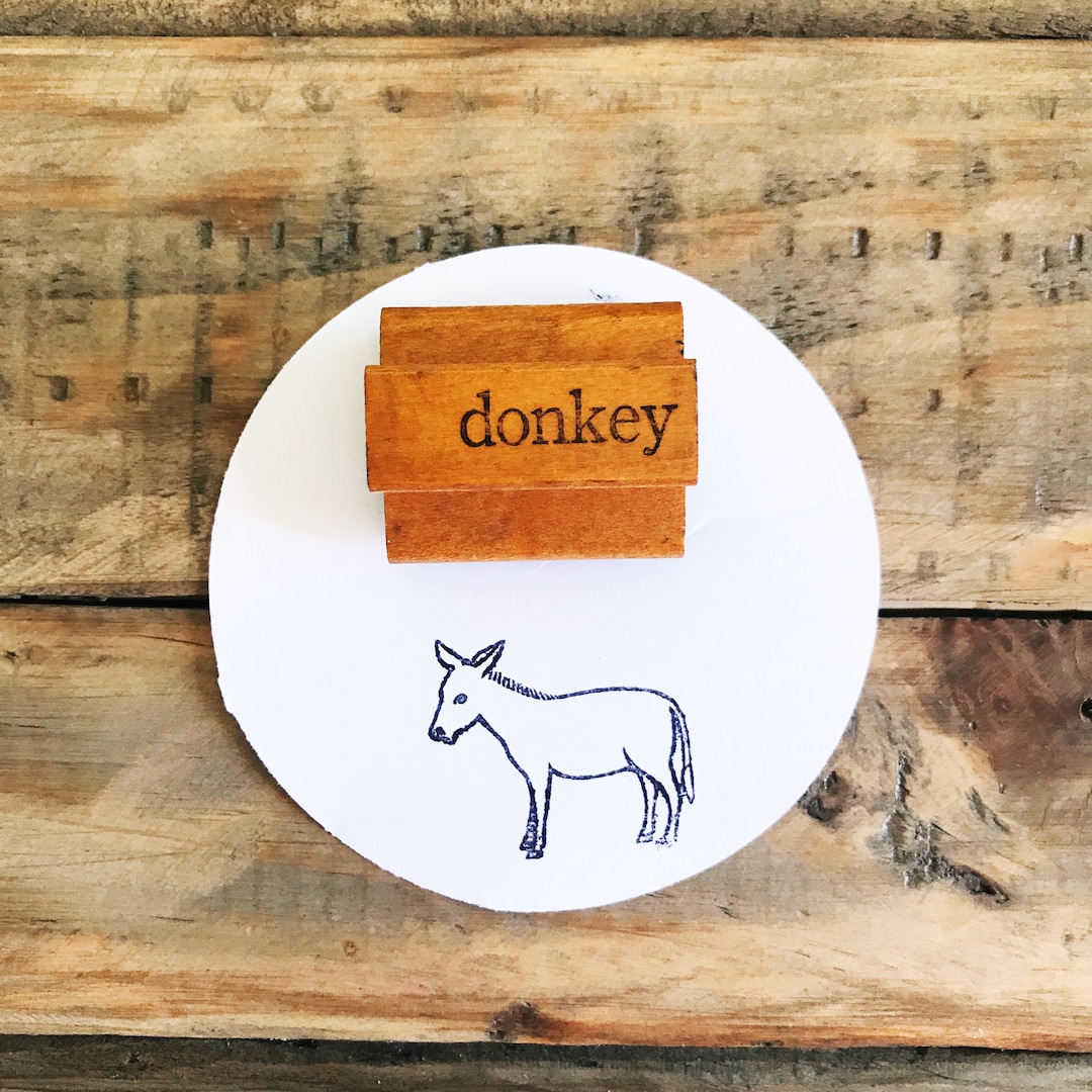 Vintage Donkey Stamp, Rubber Stamps for Planners & Bullet Journals ...