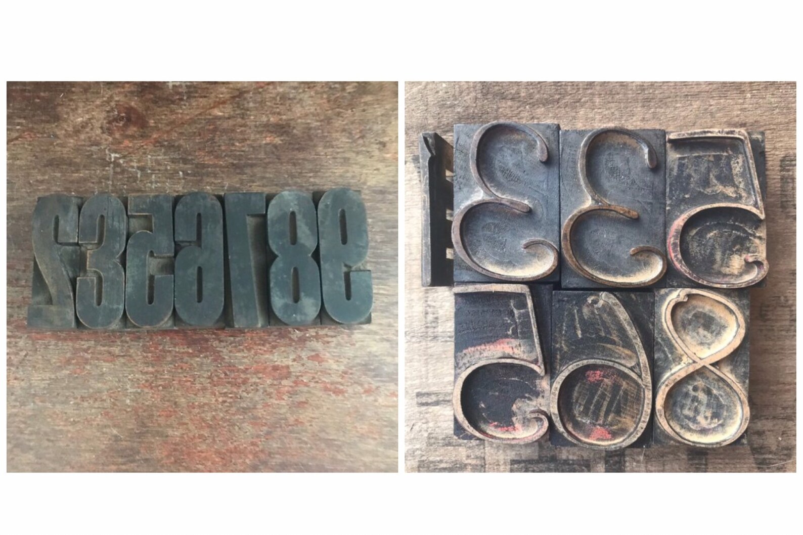 2" Sold by the Number Letterpress, Print Shop Gifts for Printers ...