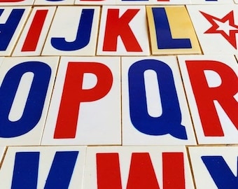 4 Inch Plastic Letters - Etsy