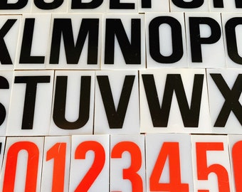 Peel and Stick Letters 1 Inch LETTERS ONLY COMBO White on - Etsy