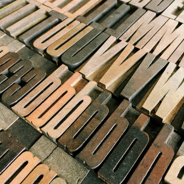 Printers Type Tray - Etsy