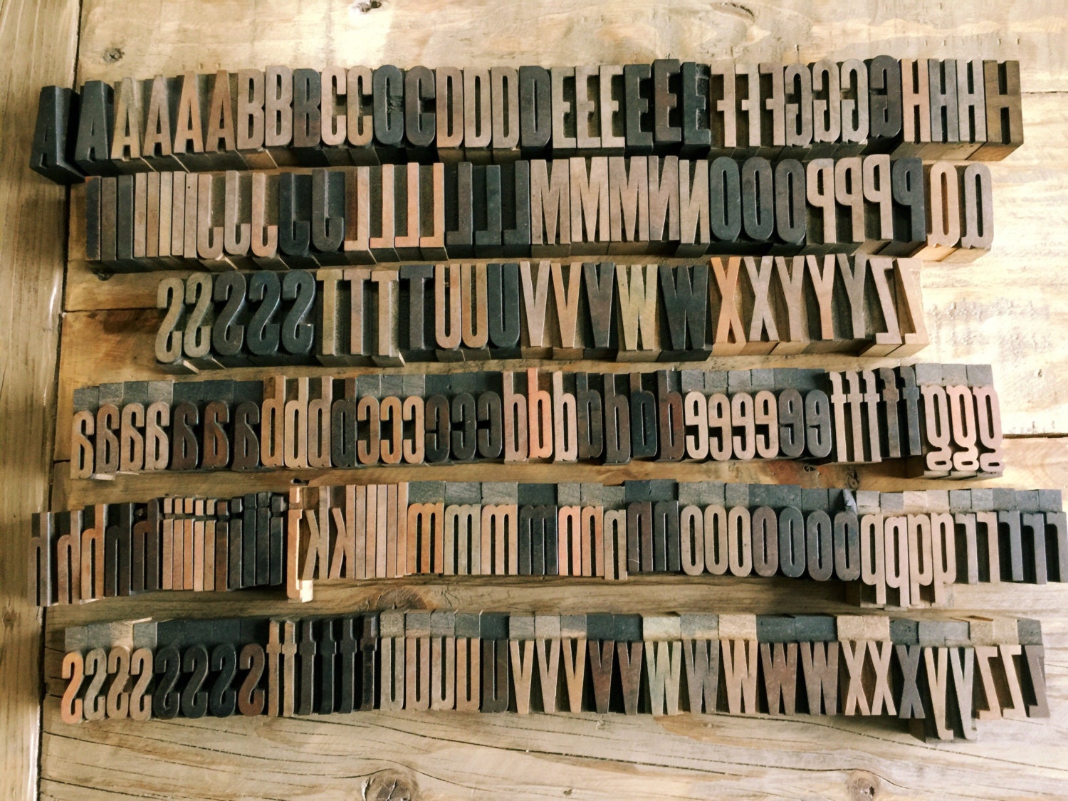 1 5/8 Inch Vintage Letterpress Letters Pick Your Letters | Etsy