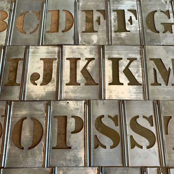 3 Inch Metal Letters - Etsy