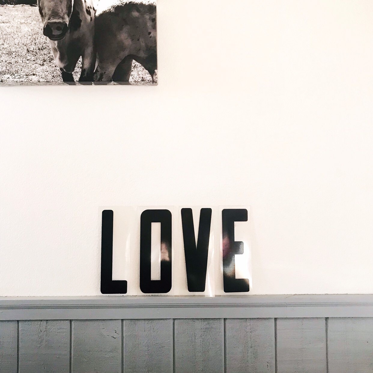 Large 9 Inch Vintage Sign Letters, Pick Your Letters, Black Lettering ...