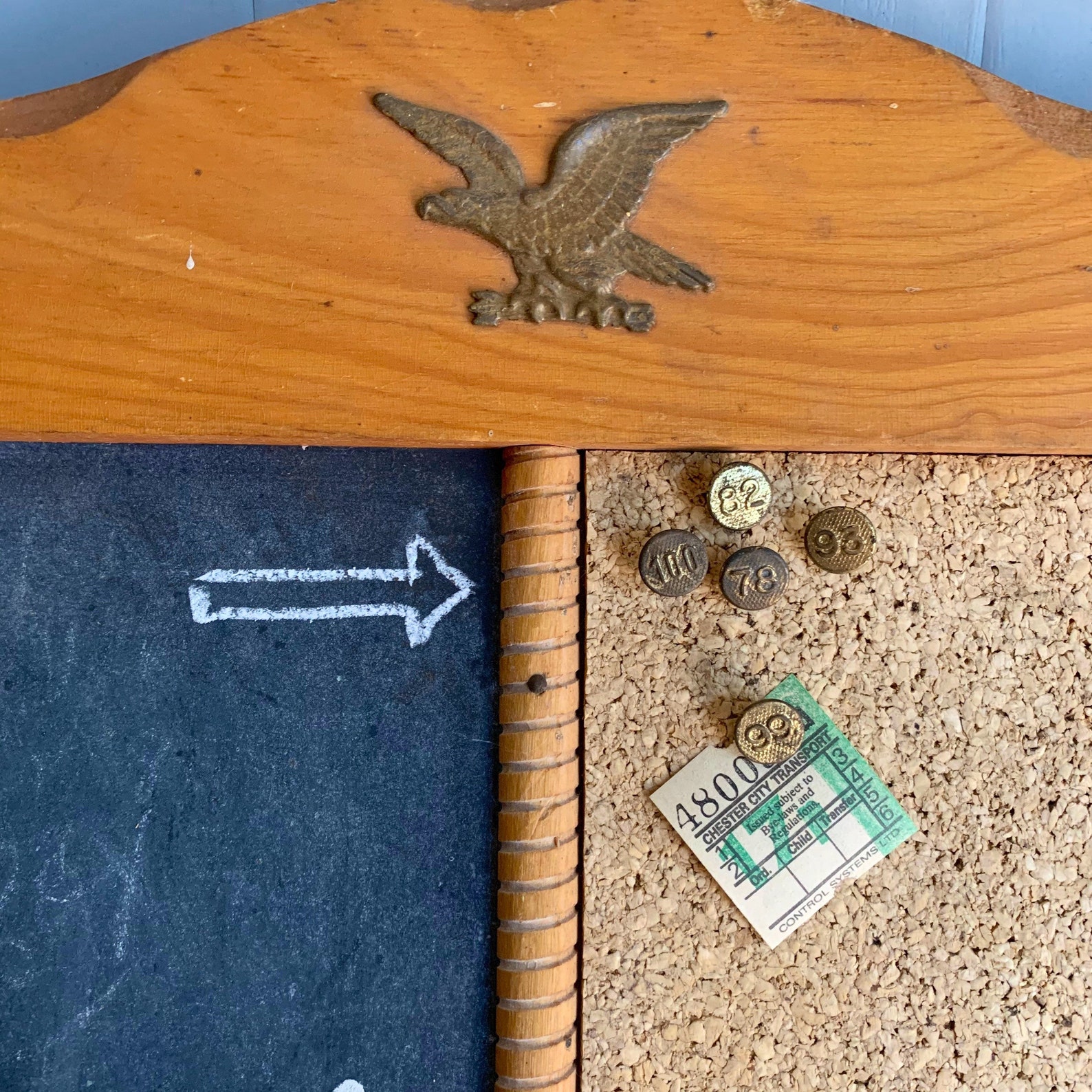 5 Vintage Brass Number Thumb Tacks Set Vintage Industrial | Etsy