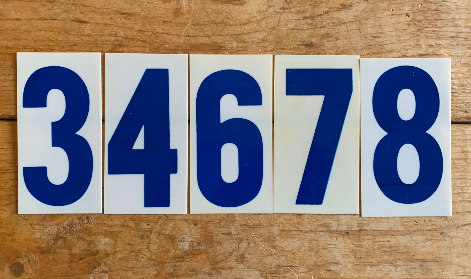 4 1/8 Inch Red & Blue Vintage Plastic Sign Letters for - Etsy