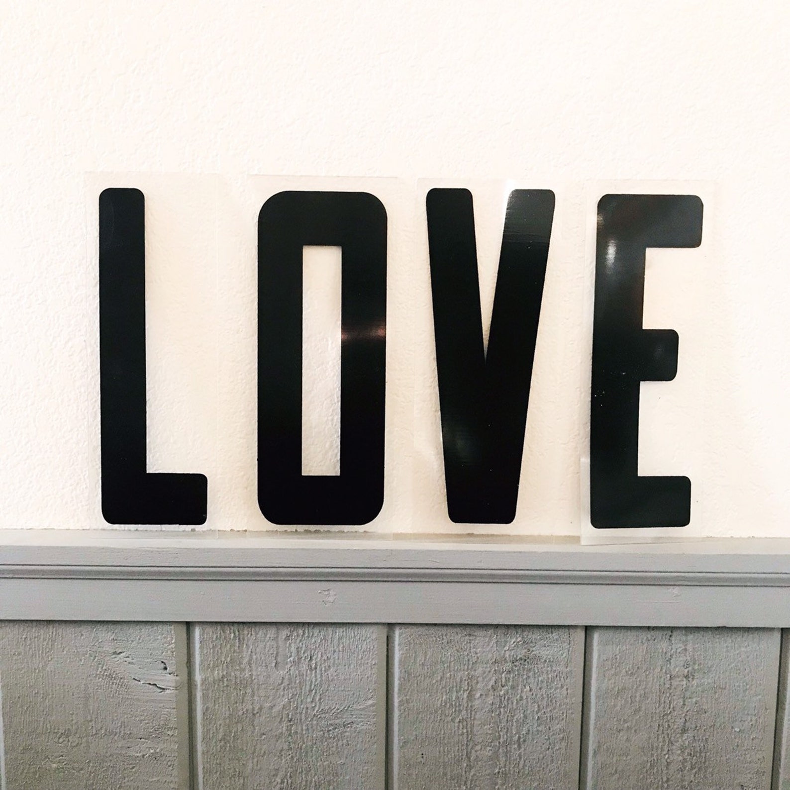 Large 9 Inch Vintage Sign Letters, Pick Your Letters, Black Lettering ...