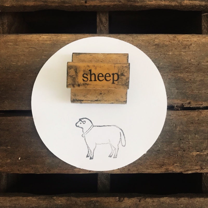 Sheep Stamp - Etsy