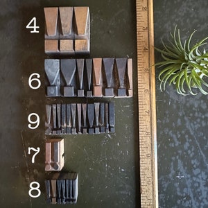 Choose Your Size, Letterpress Exclamation Point, Vintage Letterpress ...