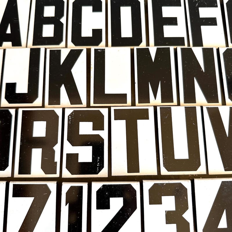 Industrial Letters - Etsy
