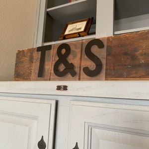 Medium 5 Inch Vintage Sign Letters Available by the Letter - Black ...