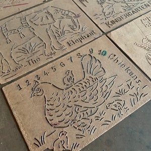 Vintage Paper Stencils From Germany for Farmhouse Decor, Embroidery ...