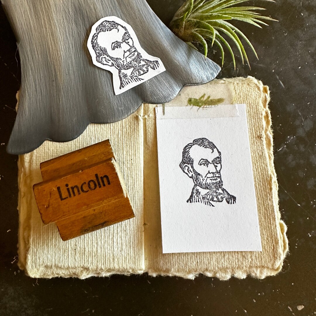Vintage Lincoln Stamp, President Lincoln Stamp, the Classroom Printer ...